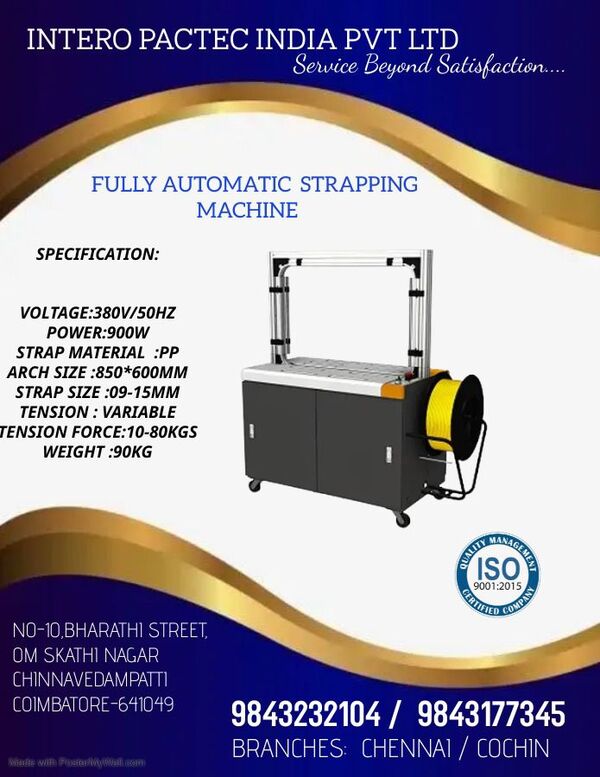 box strapping machine In Kerala Offer By INTE | INTERO PACTEC INDIA PVT LTD