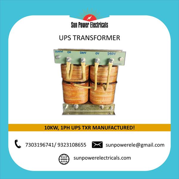 10KW UPS TRANSFORMER manufacturer in Mumbai, Mahar | Sun Power ...