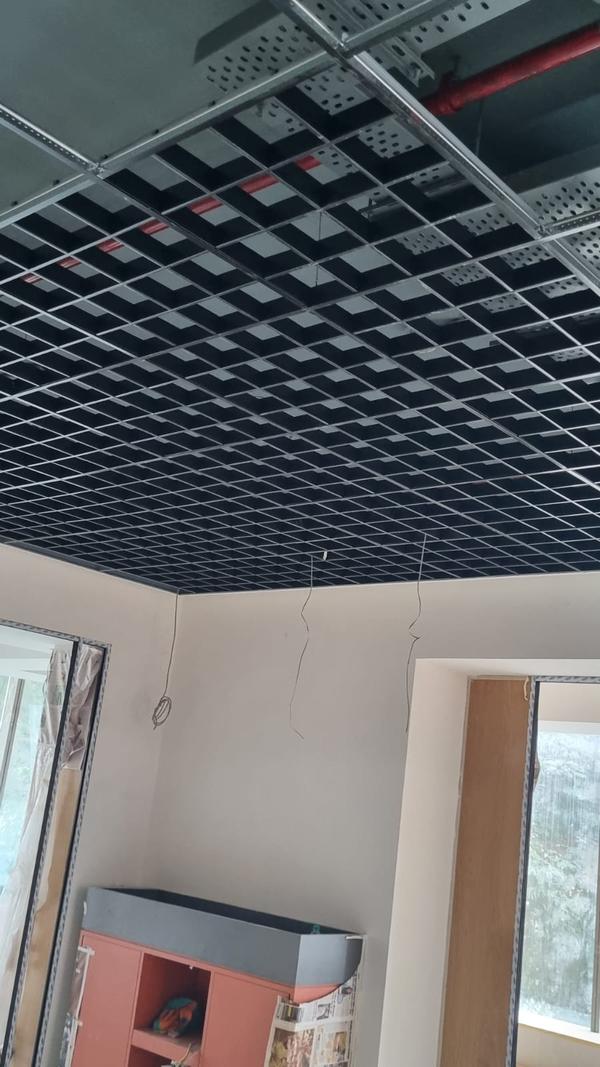 OPEN CELL CEILING SYSTEM INSTALLED AT NARENDR | Gypsonite Industries ...