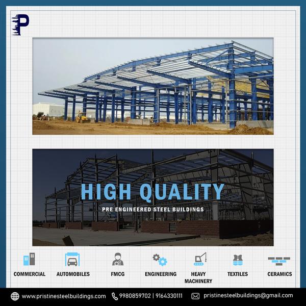 Pre-engineered buildings (PEBs) are buildings t... | Pristine Steel ...