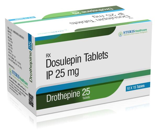 Dosulepin DROTHEPINE is a tricyclic antidepr | Steris Healthcare PVT Ltd