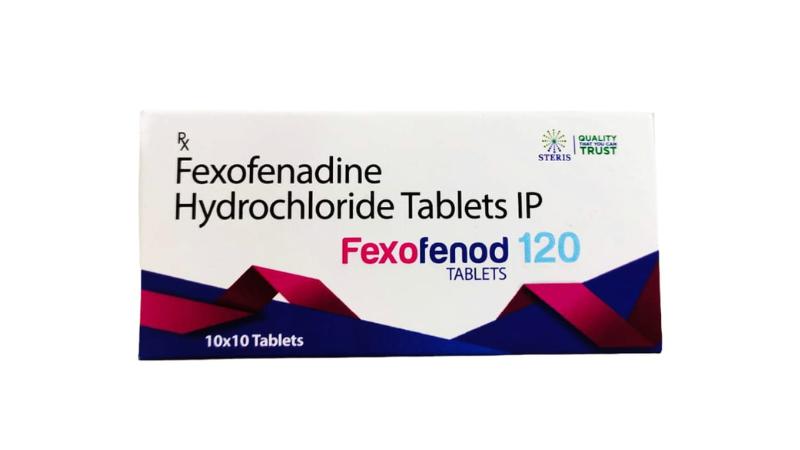 Fexofenadine (120 mg) FEXOFENOD is an antihi | Steris Healthcare PVT Ltd