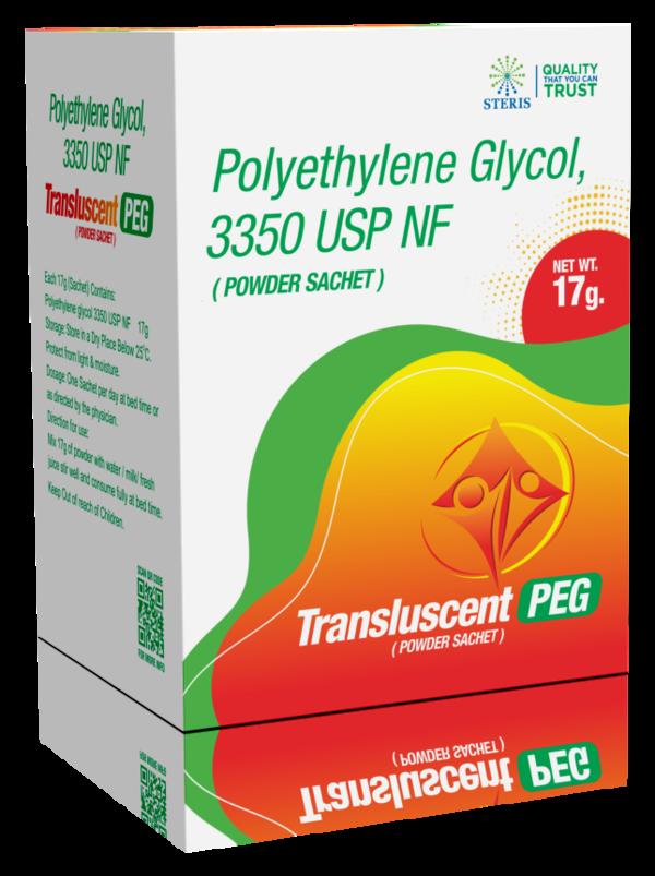 Polyethylene glycol 3350 TRANSLUSCENT PEG i | Steris Healthcare Pvt Ltd