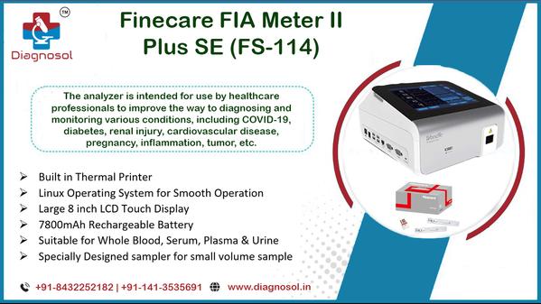 Finecare™ FIA Meter Ⅱ Plus SE(FS-114) The analyze... | Diagnosol ...