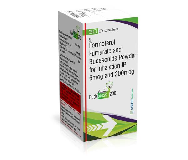 Budesonide and formoterol fumarate R/C BUDEP | Steris Healthcare PVT Ltd