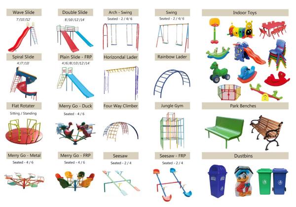 Playground Equipment Names