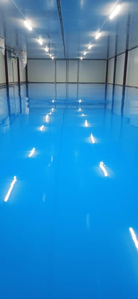 Epoxy flooring at Bhiwandi Cold storage Epoxy Flo... | K2P Industries ...