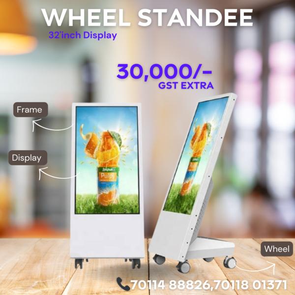 Wheel Standee in Best price 🔥 #digitalstande | The Reptile Company