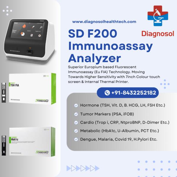 STANDARD F200 Analyzer is a fluorescence immunoass... | Diagnosol ...