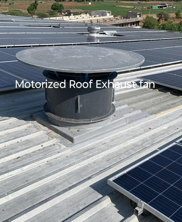 A Motorized Roof Extractor fan, also known as a Po | AIRWELL SYSTEMS