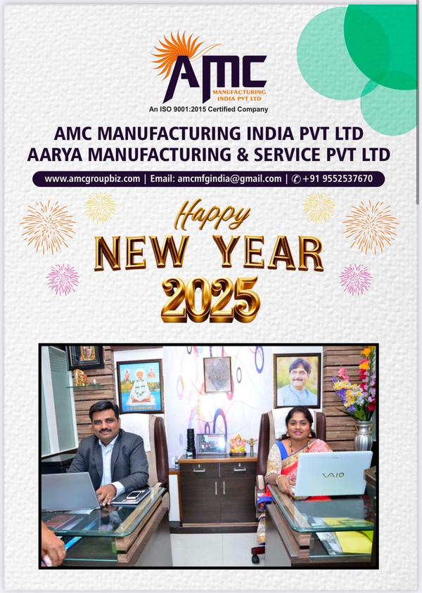 "Happy New Year 2025" | AMC Manufacturing India Pvt Ltd- Pune