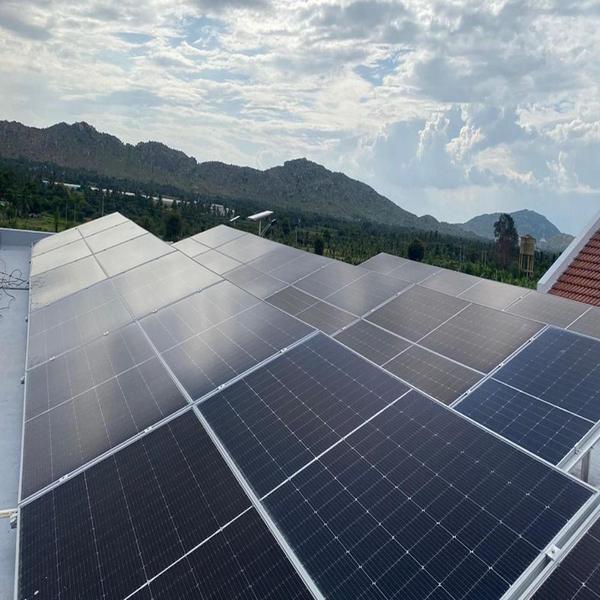 Solar Power Plant Adani Solar with Polycab inverter for Rooftop Solar ...