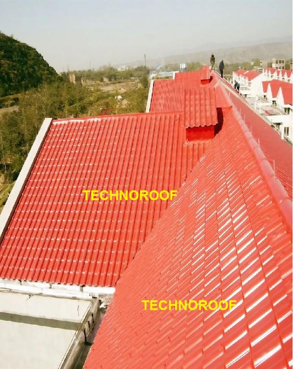 ASA LAYERED UPVC SPANISH TILE PROFILE ROOFING SHEETS TECHNOROOF OFFERS ...