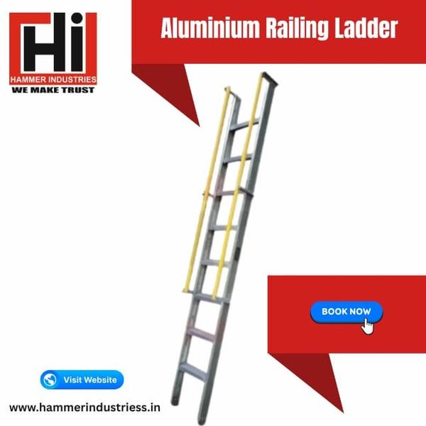 Aluminium Railing Ladder in Mumbai | Hammer Industries - Mumbai