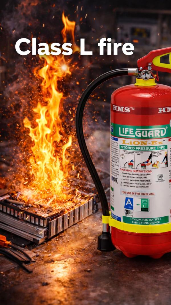 Class L Fire Extinguishers | United Fire Equipment Pvt Ltd - Delhi