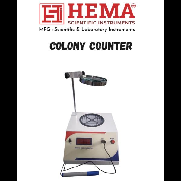 Laboratory Colony Counter | Efficient Microbial Counting | Hema ...