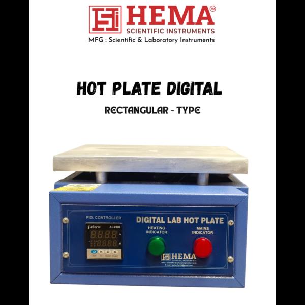 Digital Hot Plate with Temperature Control | Lab-Grade | Hema ...